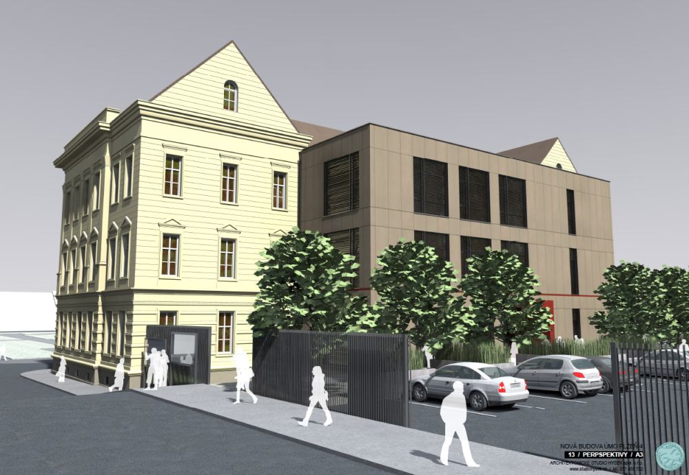 Z opuštěné budovy bývalé konzervatoře se po rekonstrukci za 126 milionů stane radnice MO Plzeň 4 ...