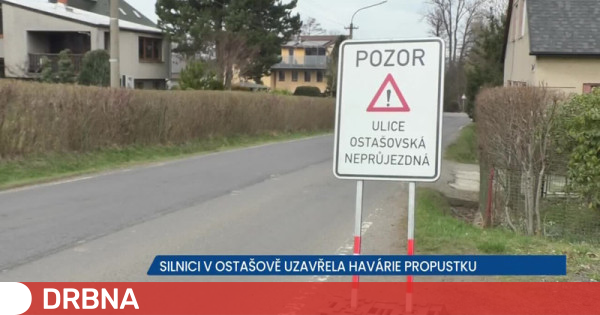 Na Ostašovské v Liberci se propadl propustek, silnice je uzavřená, na ...